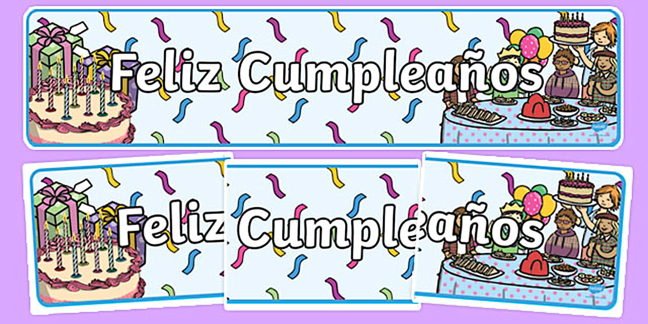 Feliz Cumpleaños (teacher made) - Twinkl