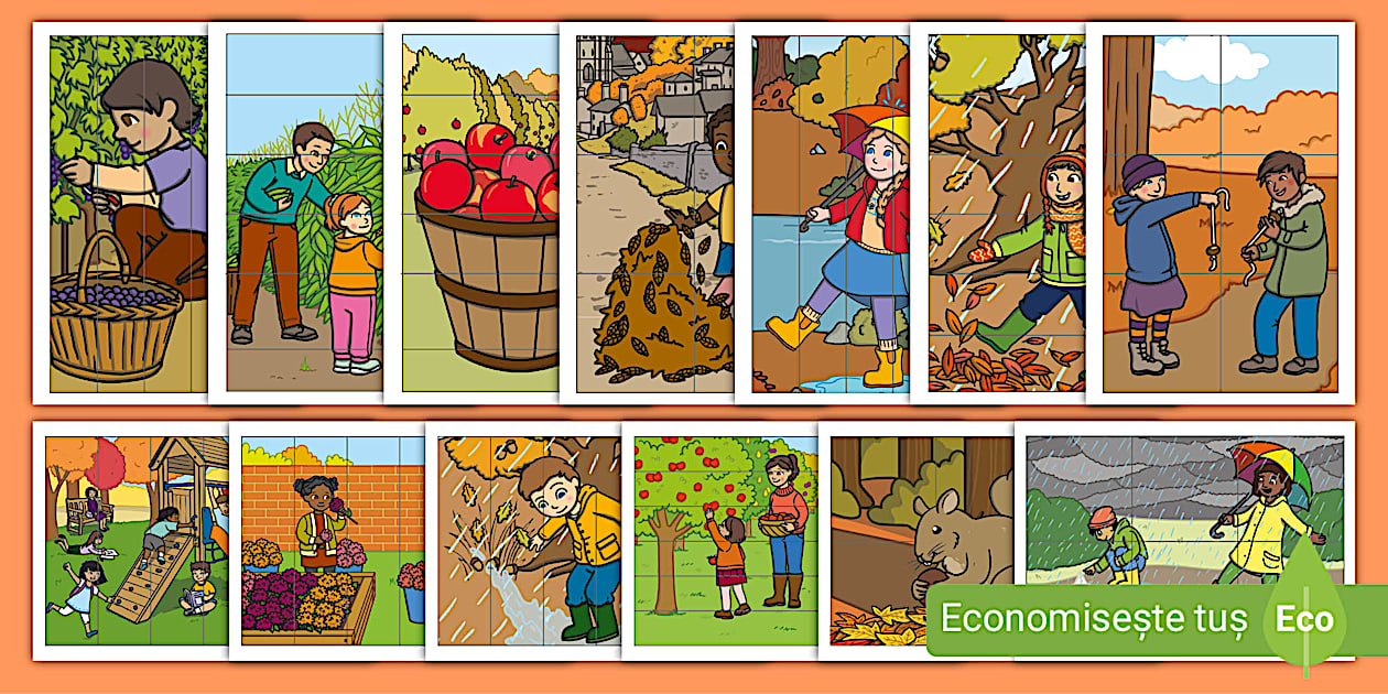 *NOU* Puzzle toamnă | Activitate de toamnă | Twinkl România