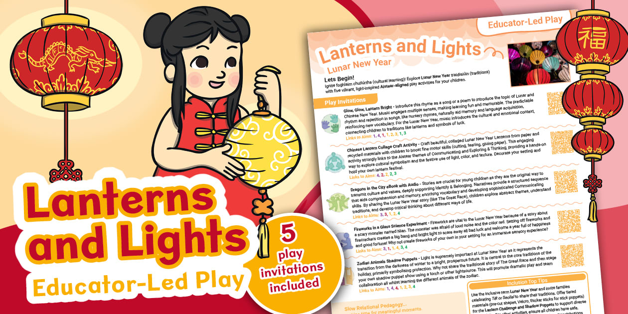 Lunar New Year - Lanterns and Lights Educator-Led Play