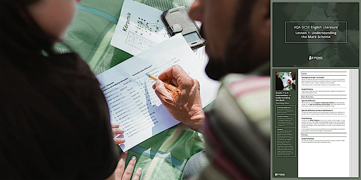 Grades 7-8 Intervention - L1 - Understanding the Mark Scheme