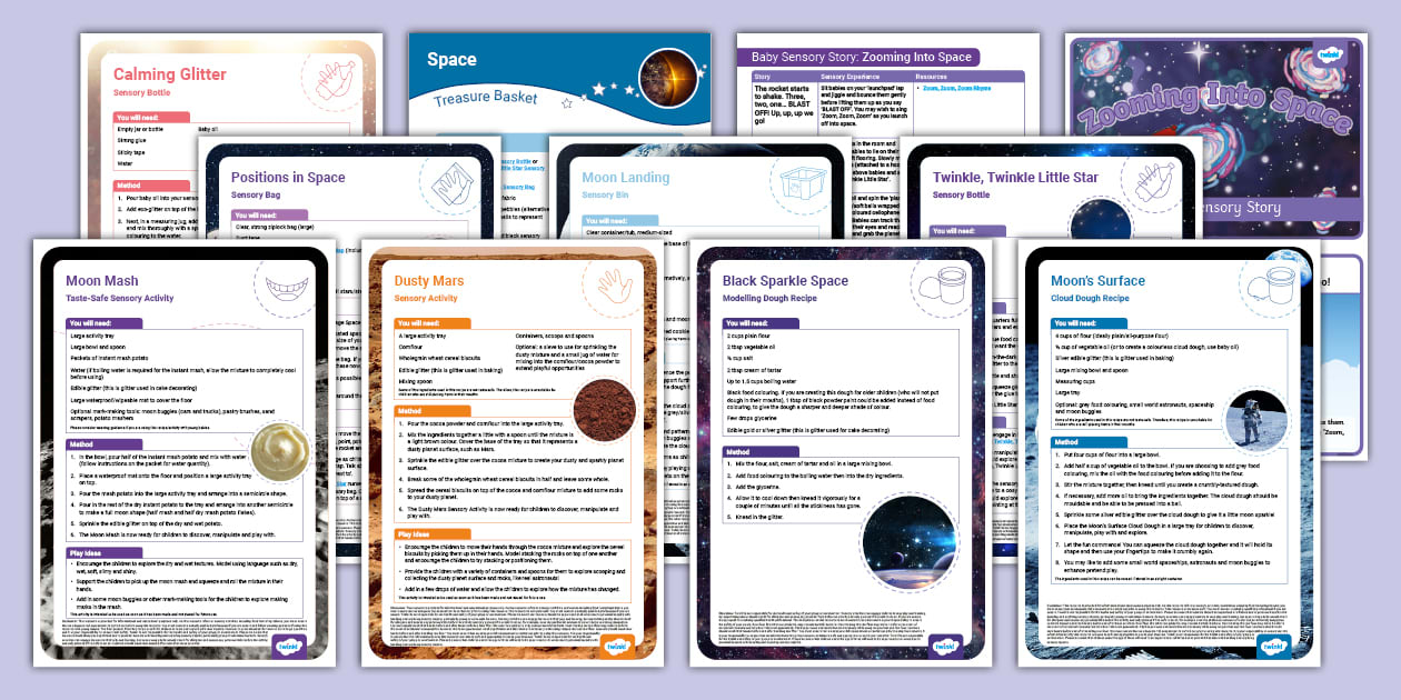 Space Sensory Activities Pack | Twinkl (Lehrer gemacht)