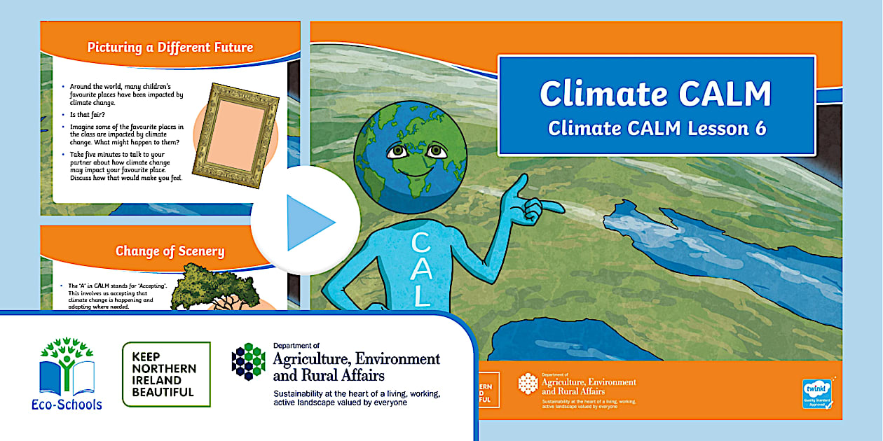 FREE! - Climate CALM Lesson 6, Be Climate CALM PowerPoint