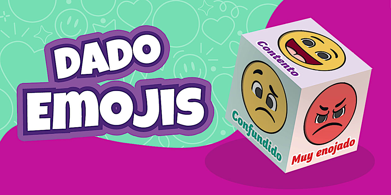 😊 Dado | Emojis | Nivel | Preescolar | Emociones