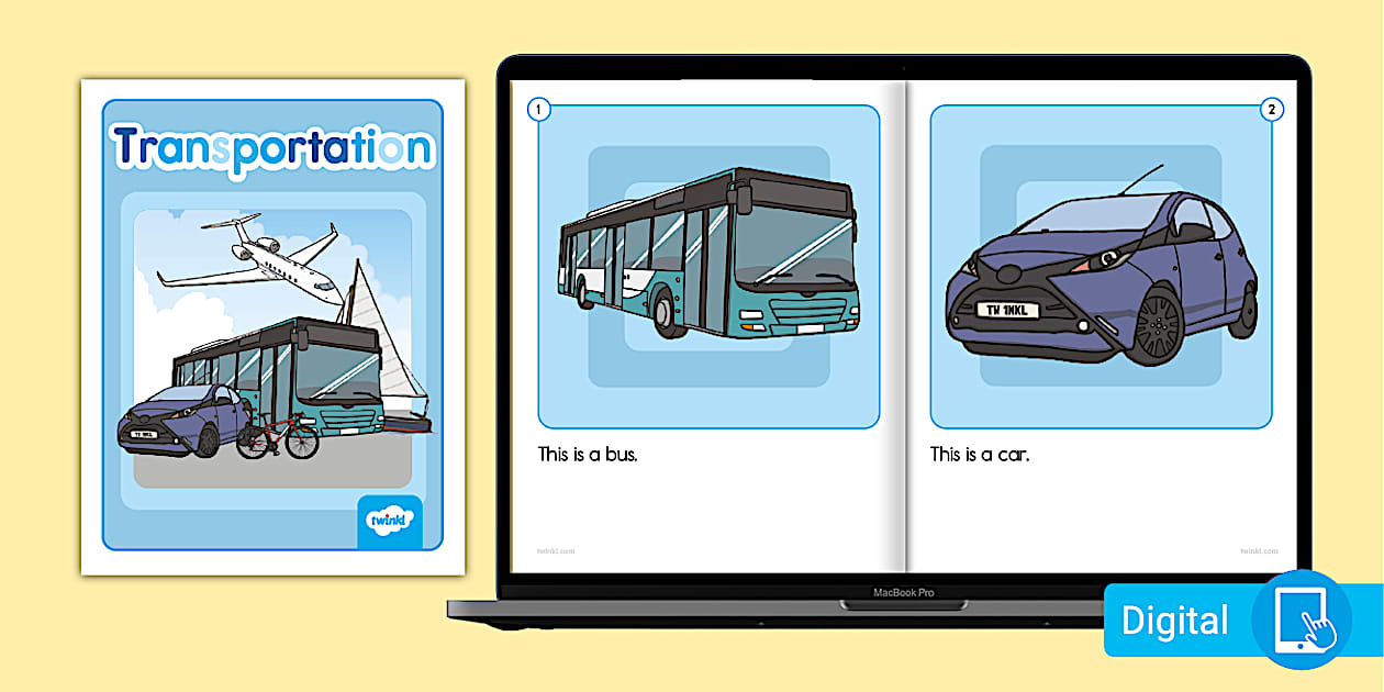 Transportation Early Emergent Reader eBook - Twinkl USA