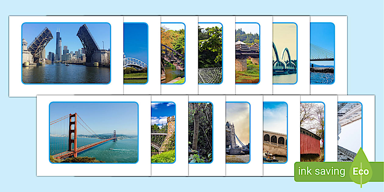 Bridges Display Photos | Structures | Display | Twinkl