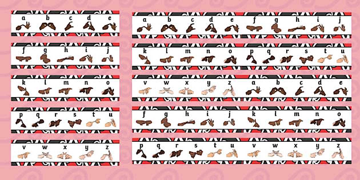 New Zealand Sign Language Display Borders