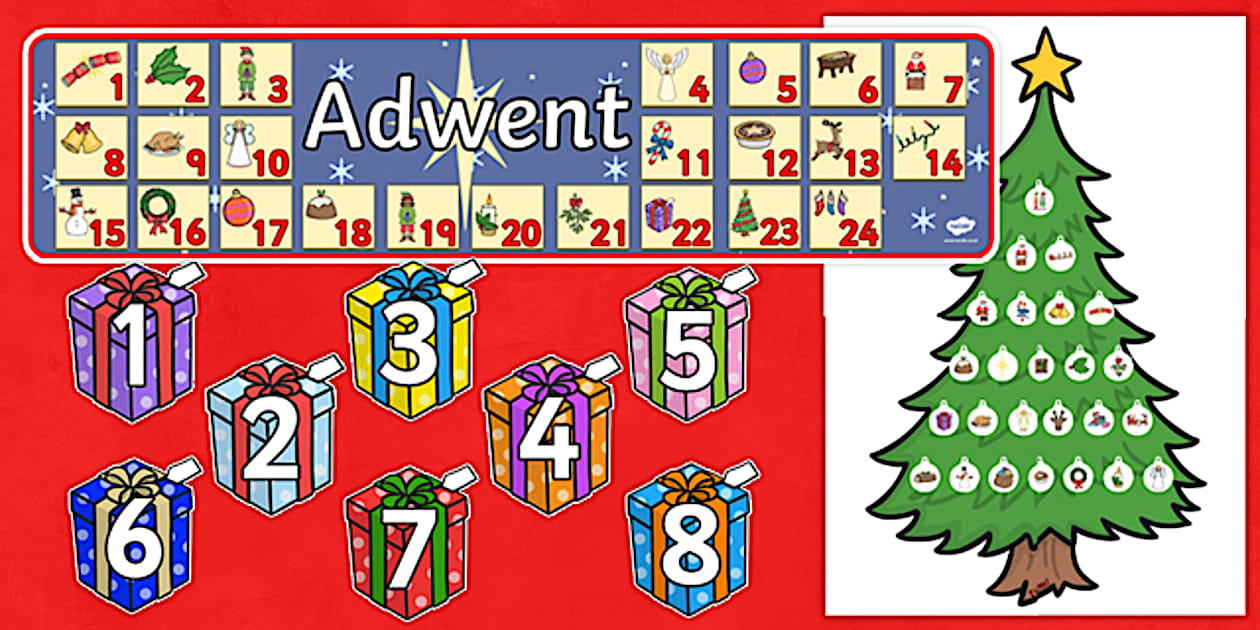 Ready Made Advent Display Pack Polish (Teacher-Made)