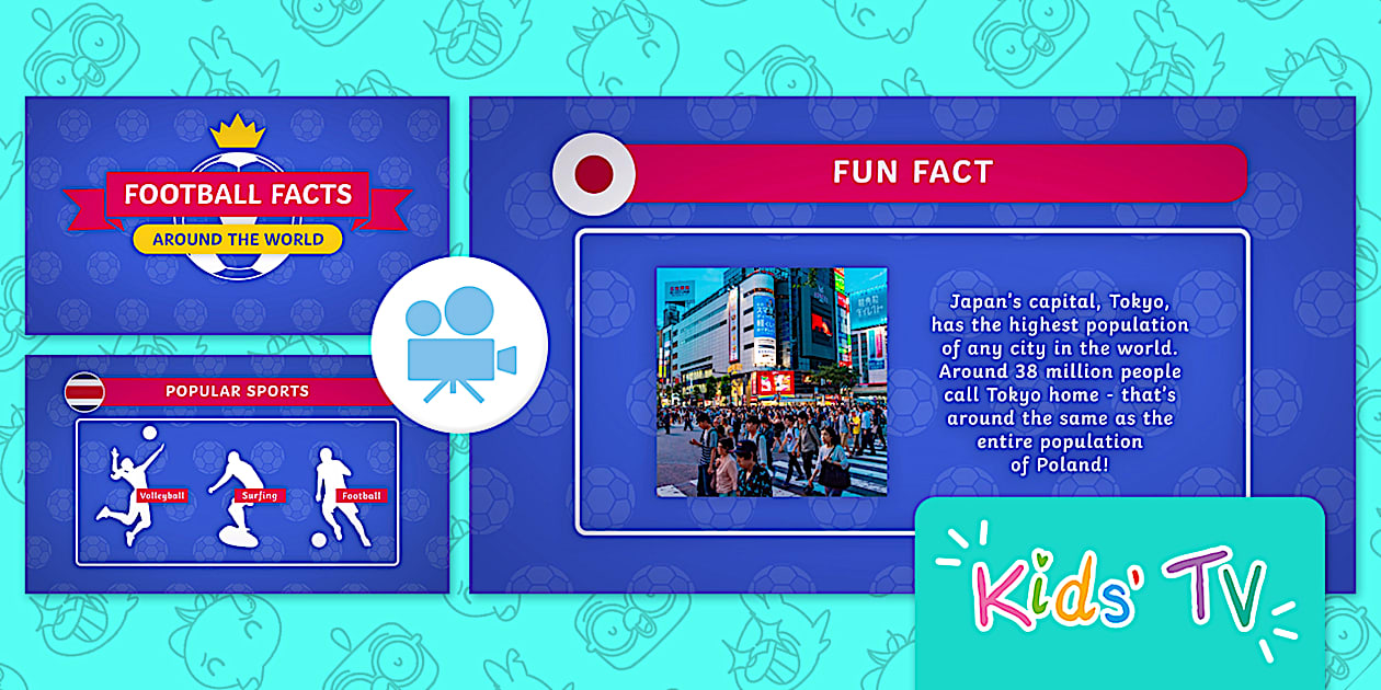 Football Facts Around the World for Kids! Group E - Twinkl
