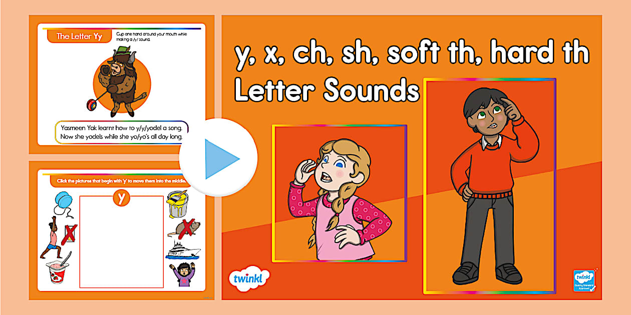 Phonics Canada Group 6 (y,x,ch,sh,soft/hard th) PowerPoint