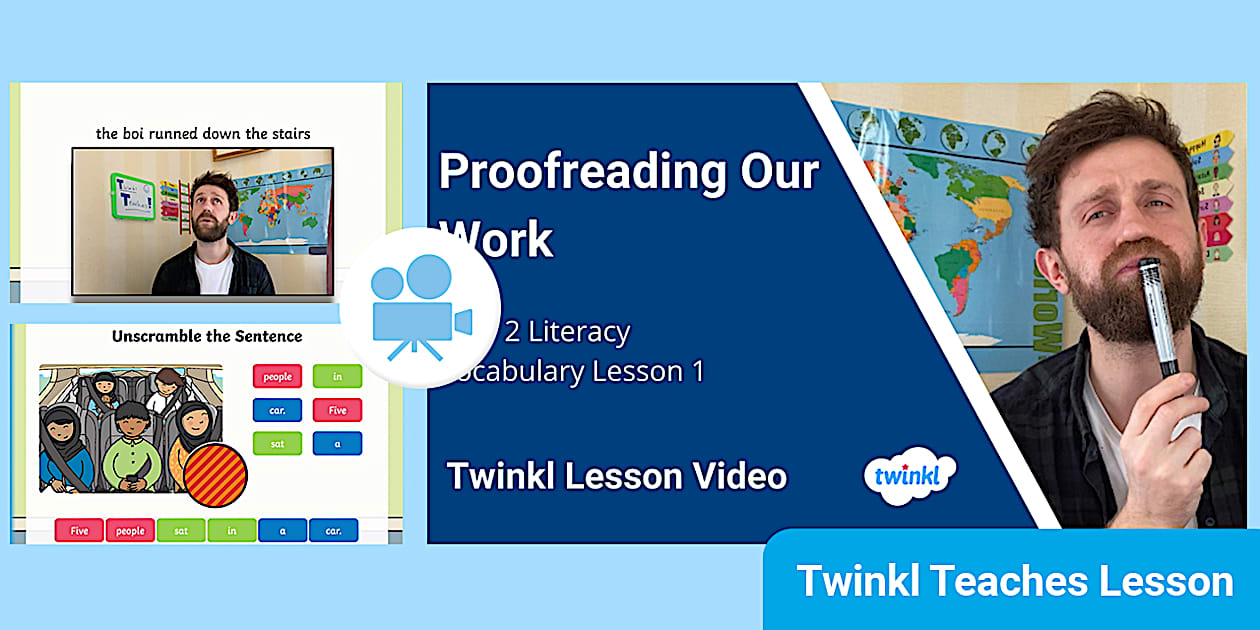 Year 2 (Ages 6-7) Vocabulary: Video Lesson 1 (teacher made)