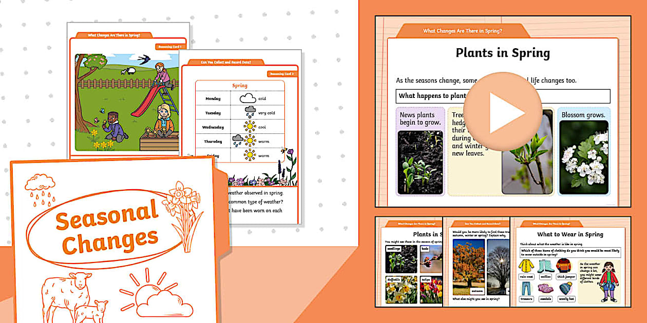 Stepping into Science: Year 1: Spring: Block 4: Seasonal Changes – Spring: