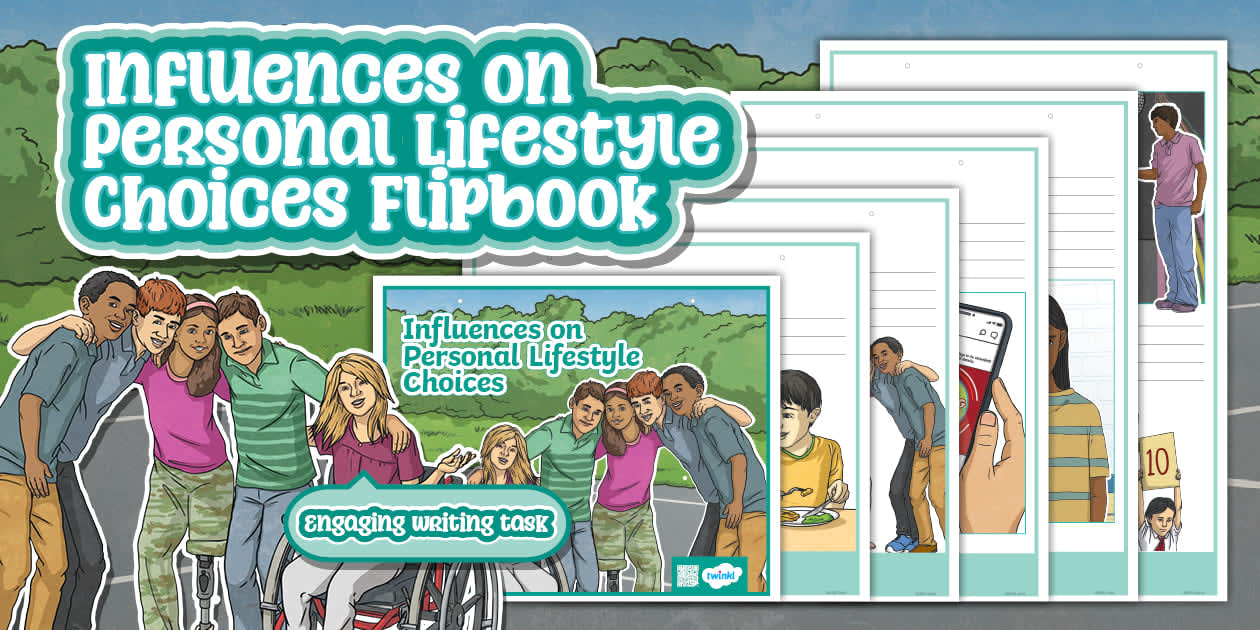 Influences on Personal Lifestyle Choices Flipbook Template