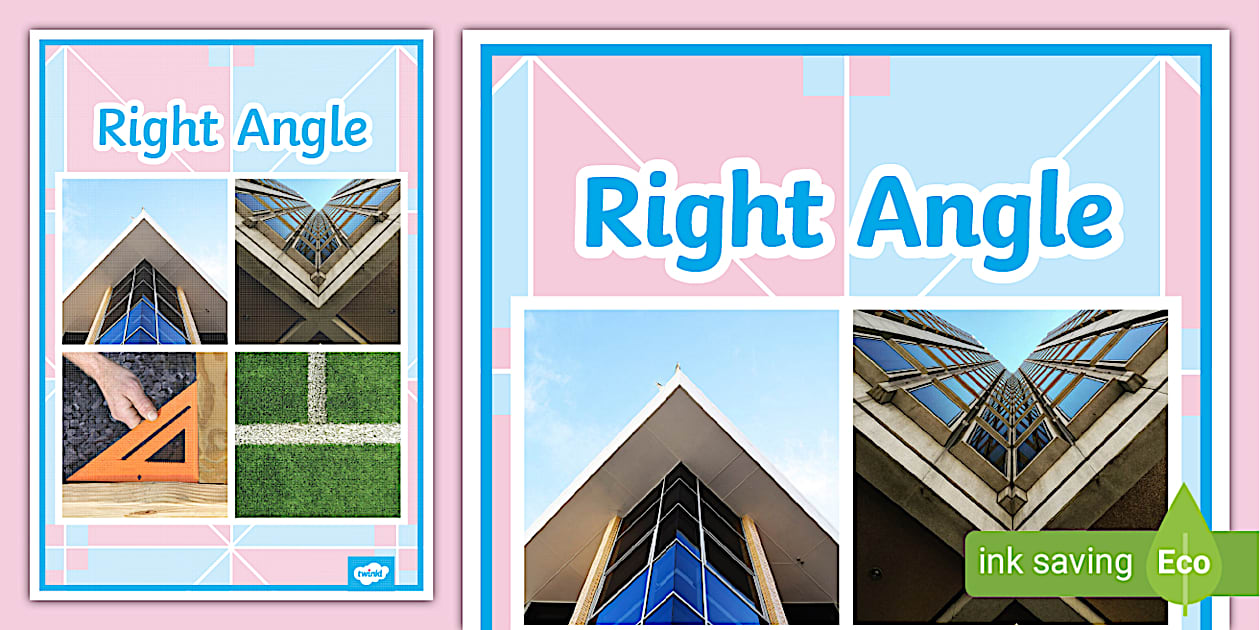 👉 Right Angle Poster (teacher made) - Twinkl