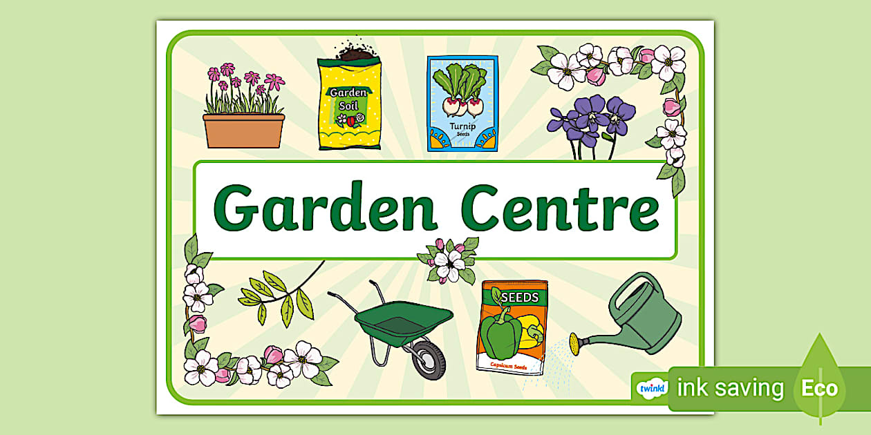Garden Centre Display Poster (teacher made) - Twinkl