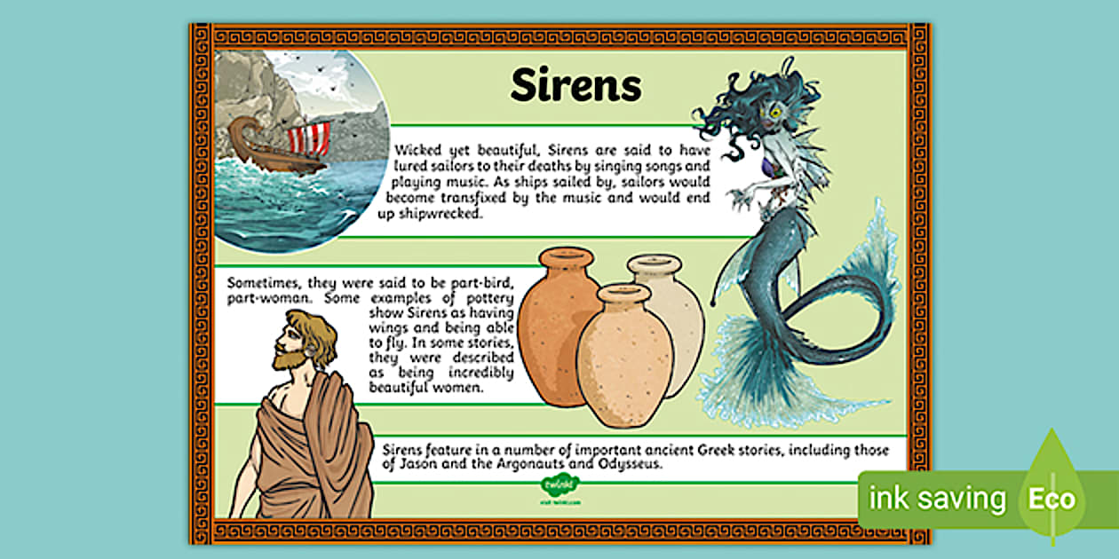 Editable KS2 Sirens Poster (teacher made) - Twinkl