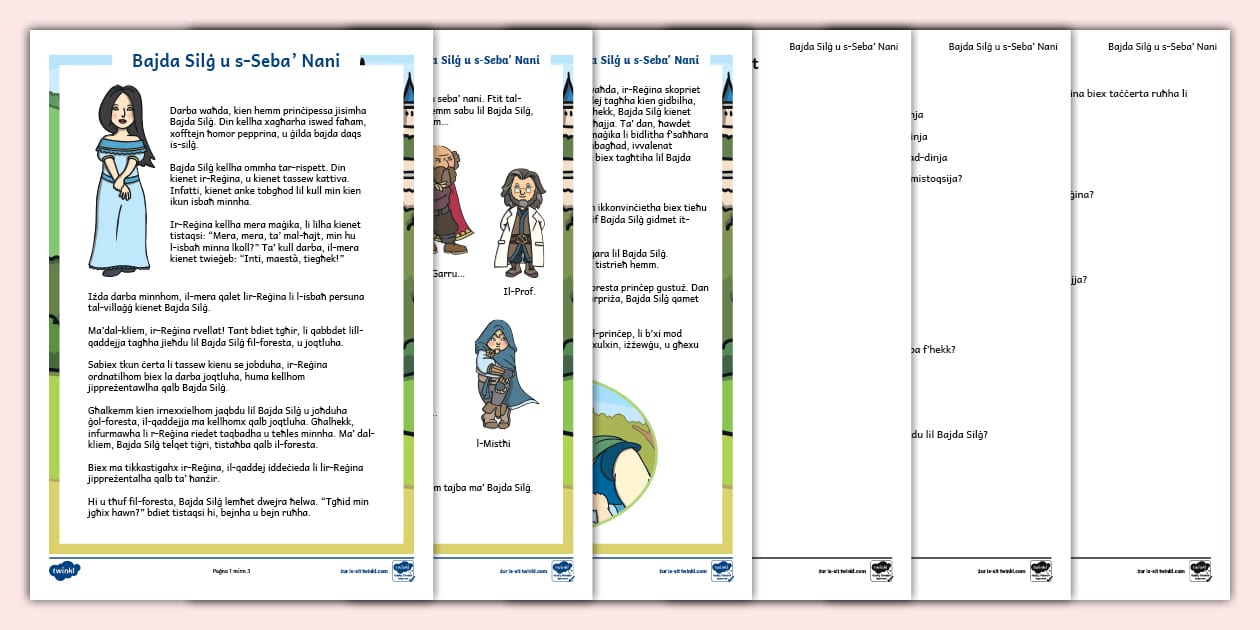 Taħriġ il-Fehem: Bajda Silġ (teacher made) - Twinkl