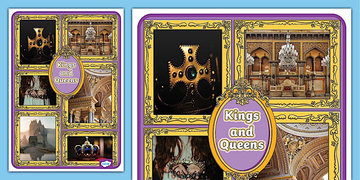 Kings and Queens Photo Display Poster (Teacher-Made)
