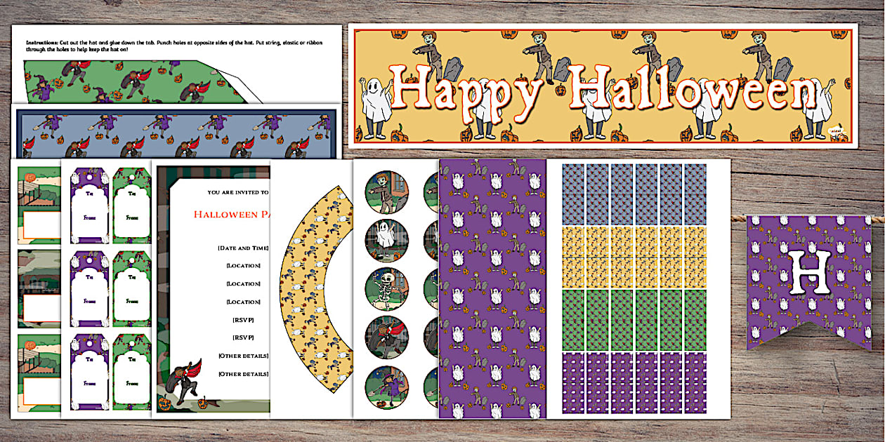 Cute Printable Halloween Decorations | Twinkl Party - Twinkl