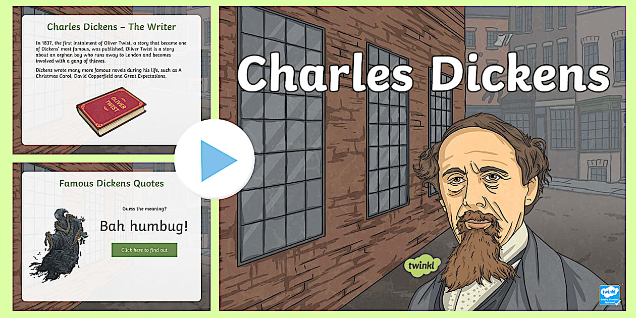 Charles Dickens PowerPoint - Primary Resources - Twinkl