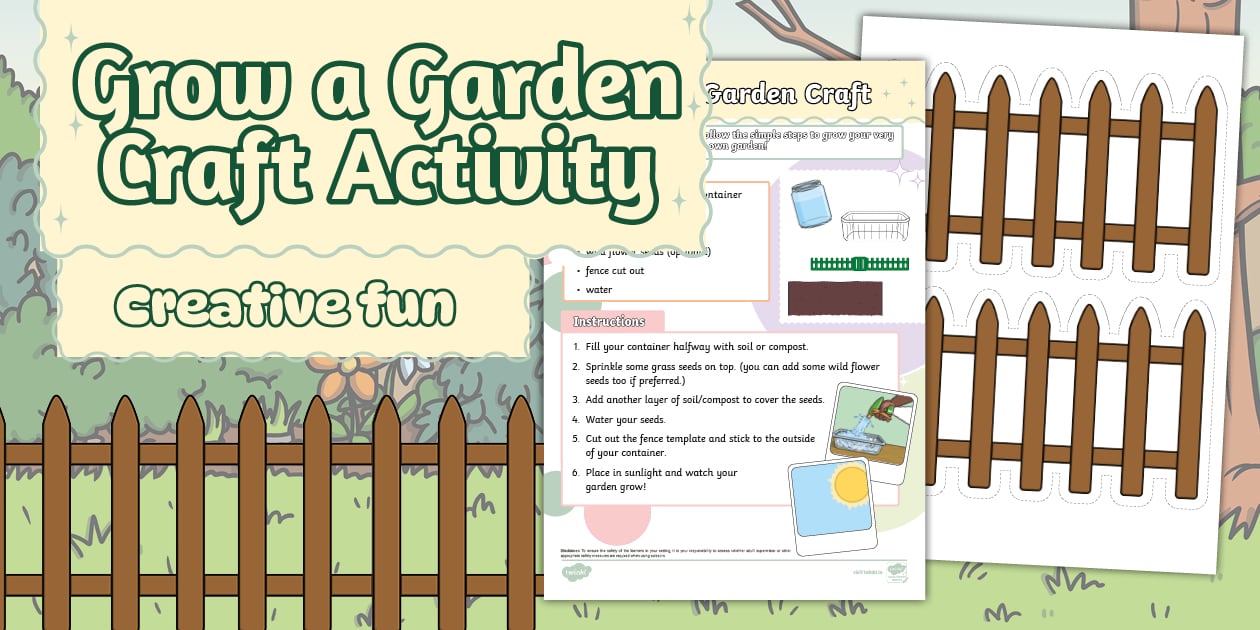 Grow a Garden Craft Activity
