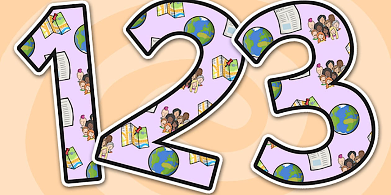 Global Issues Display Numbers-global issues, display numbers, numbers for