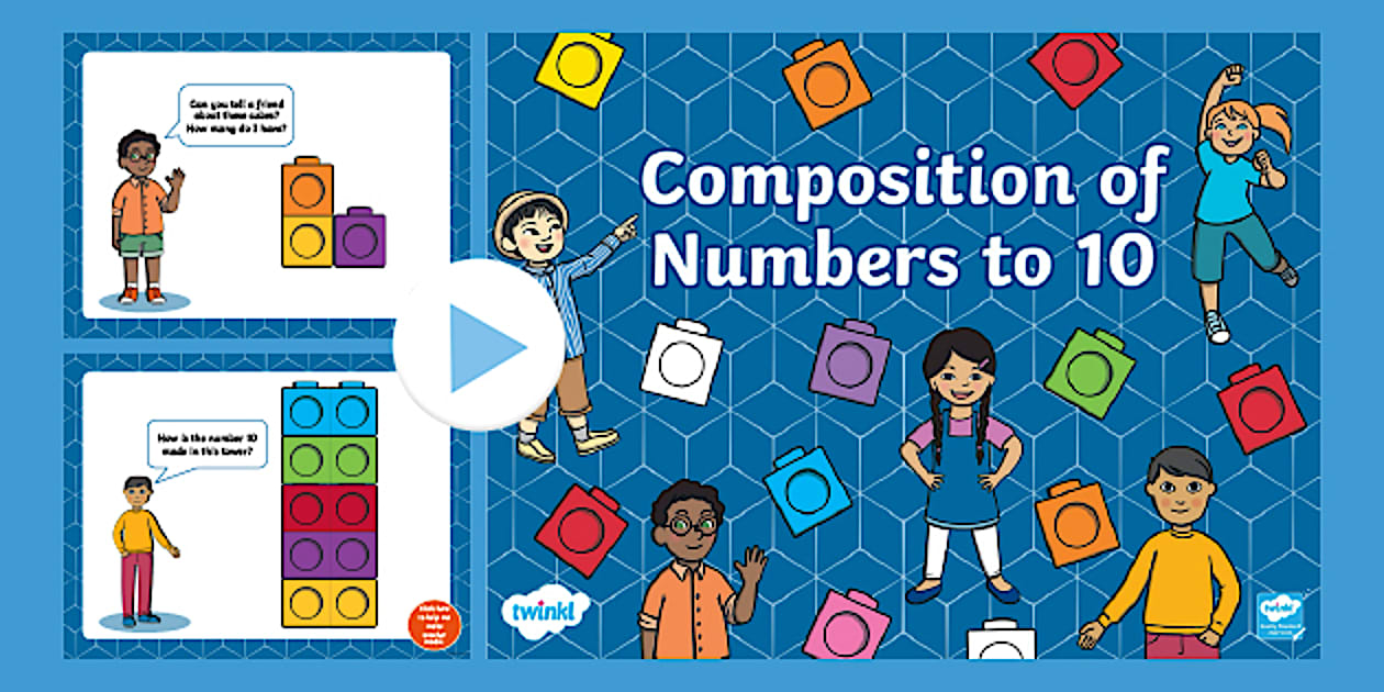 👉 Composition of Numbers to 10 PowerPoint - Twinkl