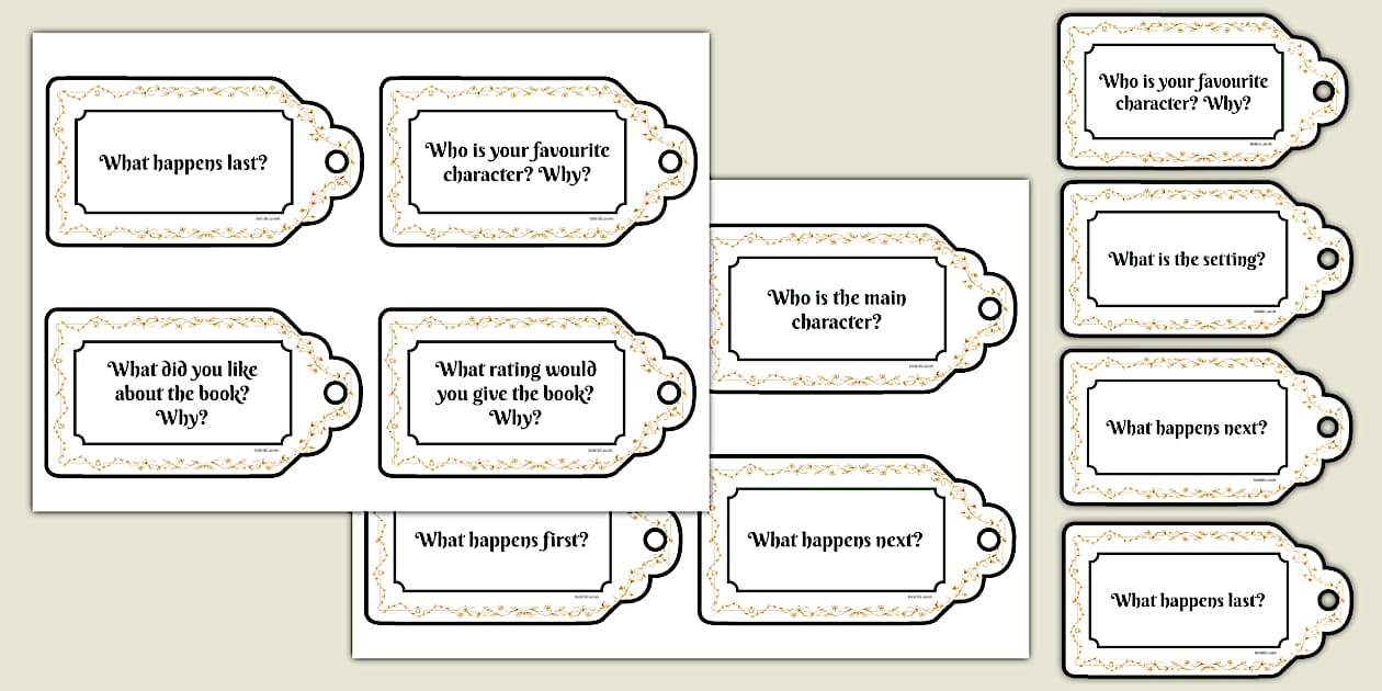 Traditional Tales Themed Story Question Cards (teacher made)