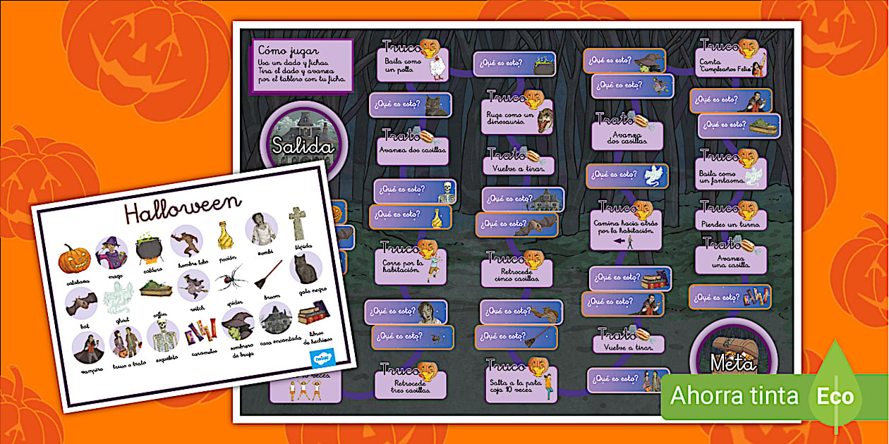 Juego de mesa: Halloween