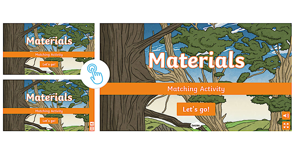 Materials Interactive Matching Activity (Teacher-Made)