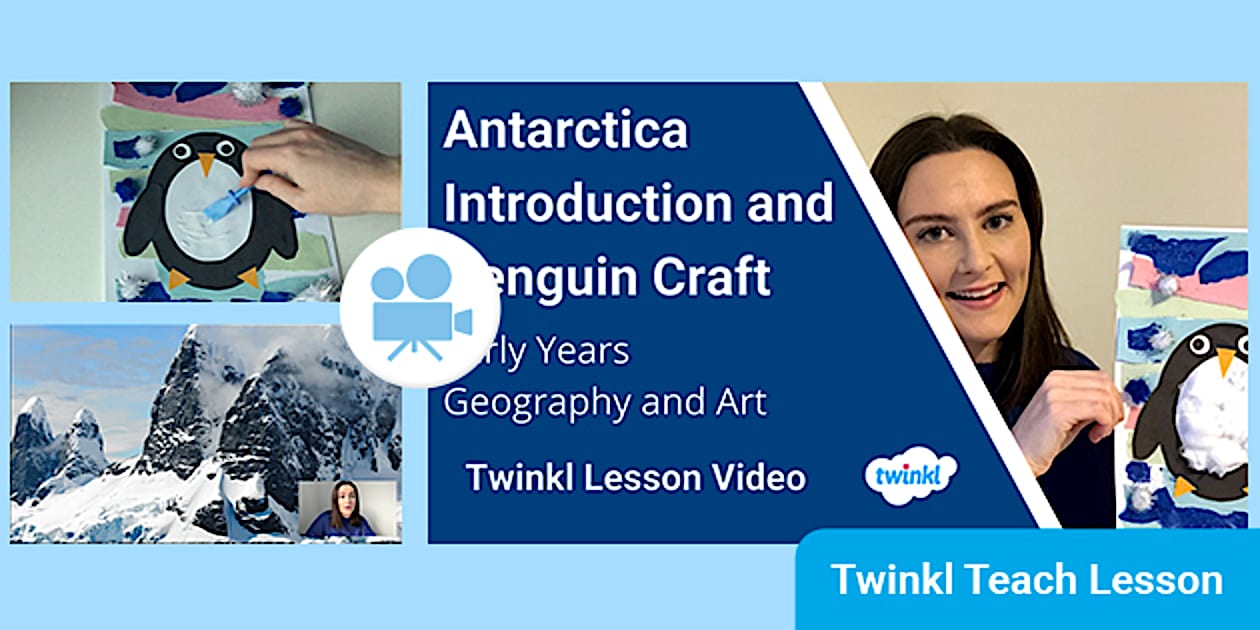Penguin Craft Video Lesson | EYFS Geography Tutorial