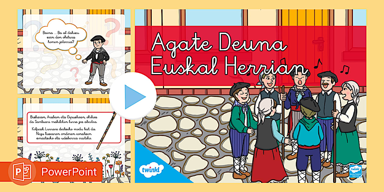 Aurkezpena: Agate Deuna Euskal Herrian - Euskera - Twinkl