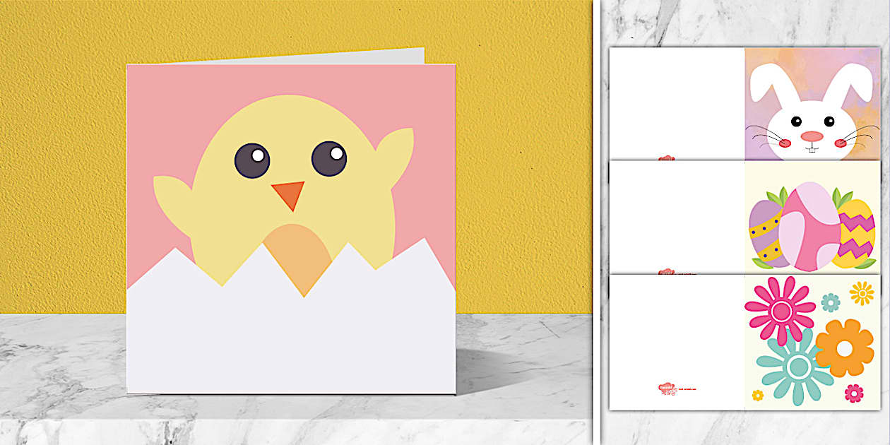 Easter Graphic Cards | Twinkl Party (teacher made) - Twinkl