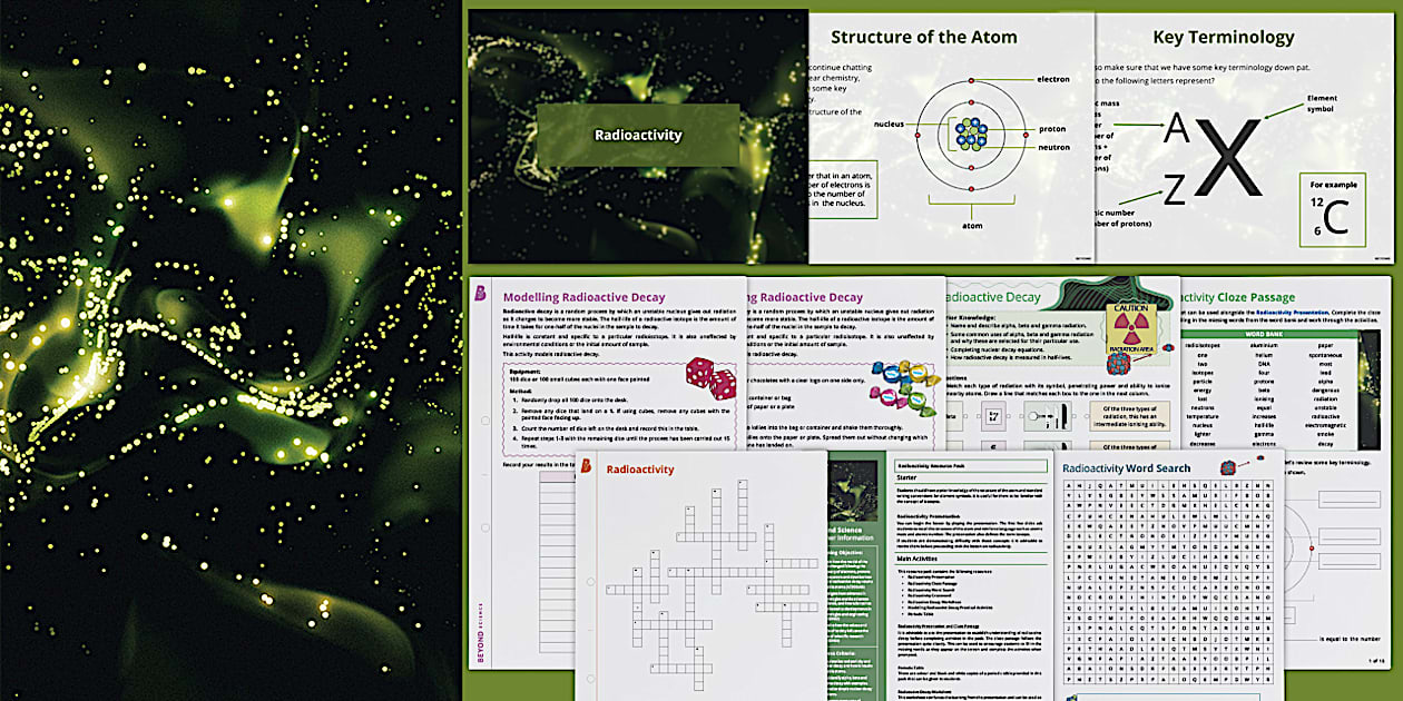 Radioactivity Resource Pack (Teacher-Made) - Twinkl