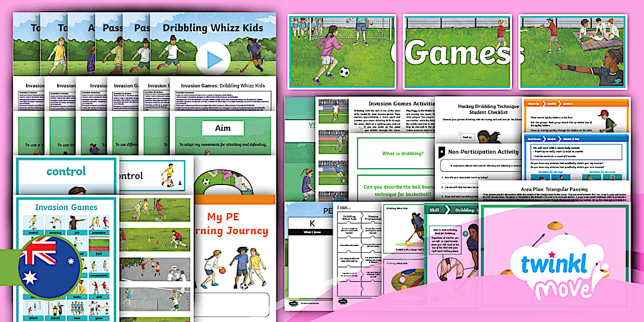Move PE Year 5 Invasion Games Unit Pack (teacher made)