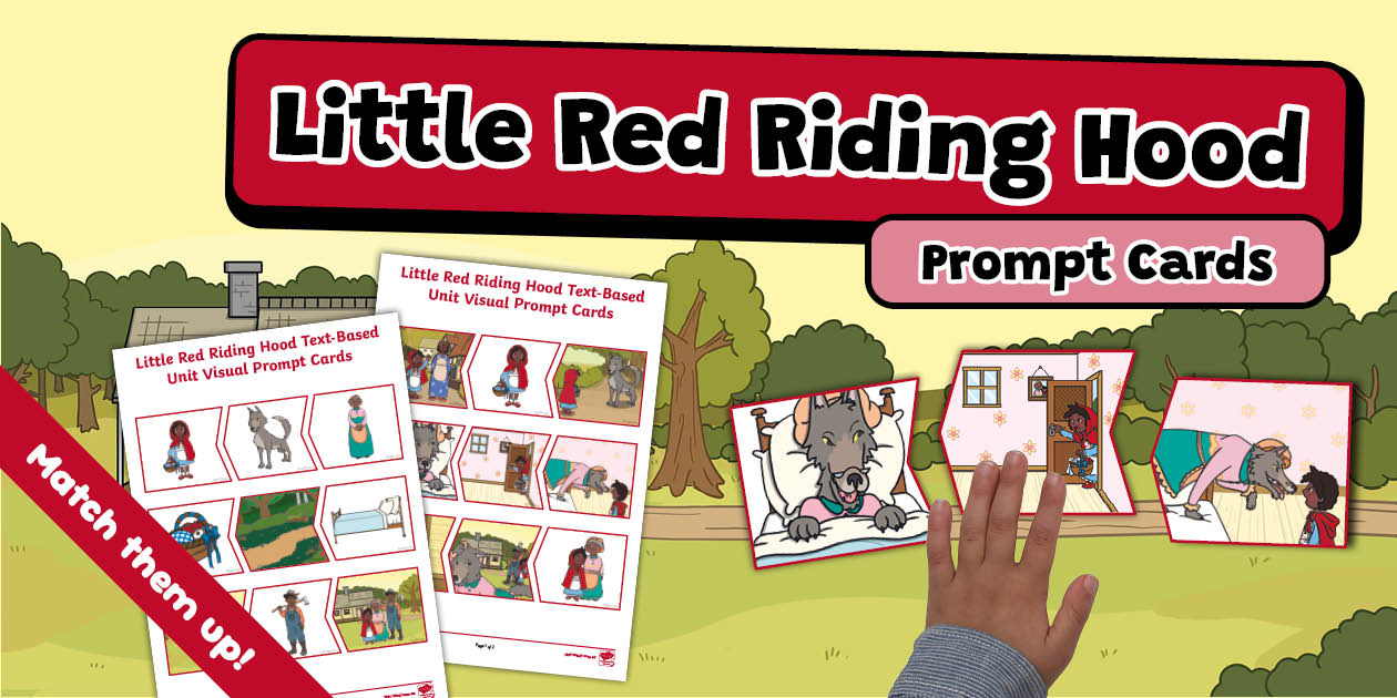Little Red Riding Hood Visual Prompt Cards