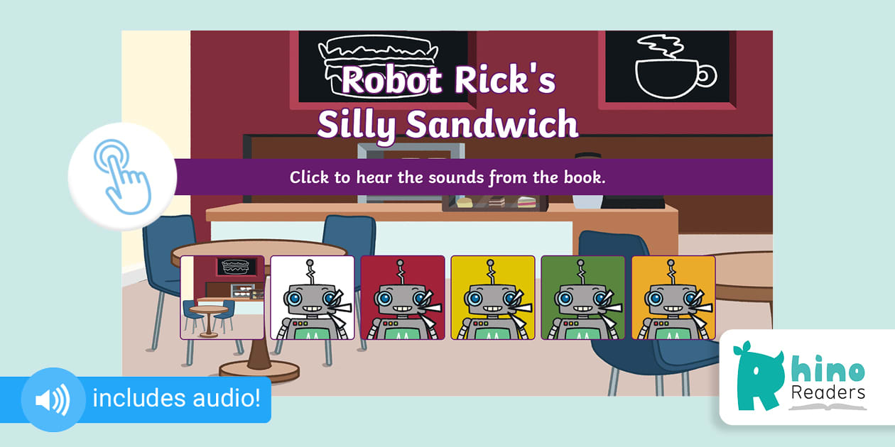 Robot Rick's Silly Sandwich - Look and Listen Activity