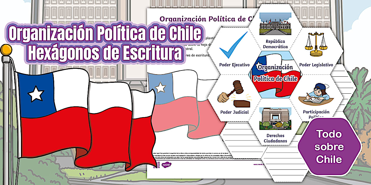 Hexágonos de Escritura: Organización Política de Chile