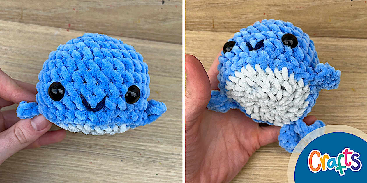 Whale Plushie Crochet Pattern (Teacher-Made) - Twinkl