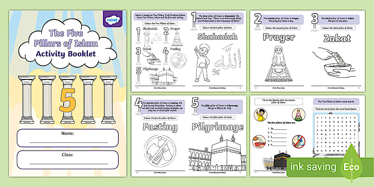 The Five Pillars of Islam Activity Booklet - Twinkl