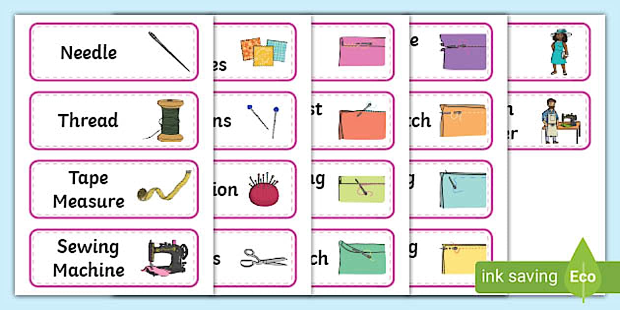Fashion Design Studio Role Play Labels (teacher made)