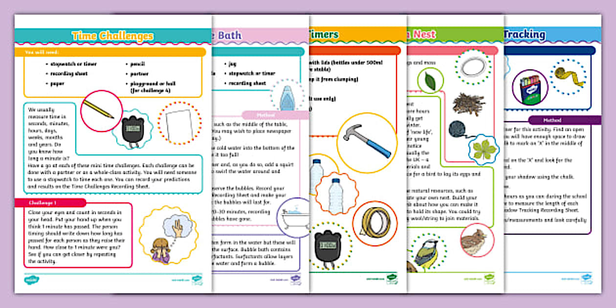 KS1 Time Themed Science Experiment Activity Pack - Twinkl