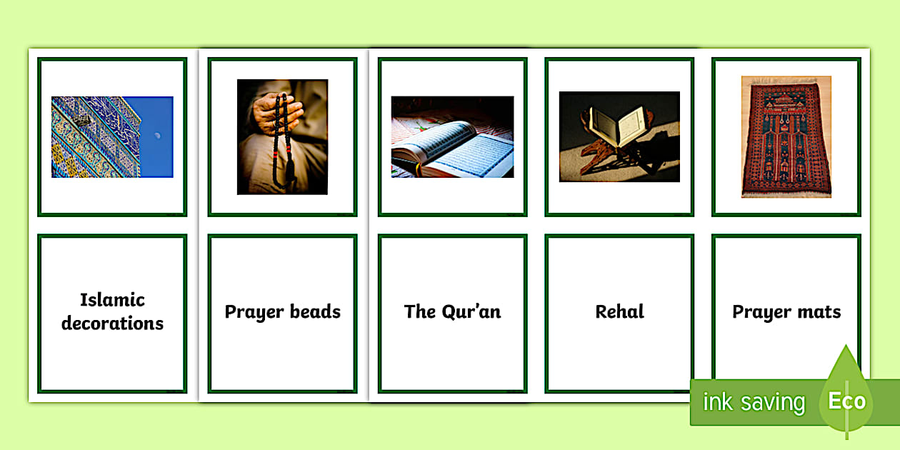 Muslim Artefacts Matching Activity (teacher made) - Twinkl