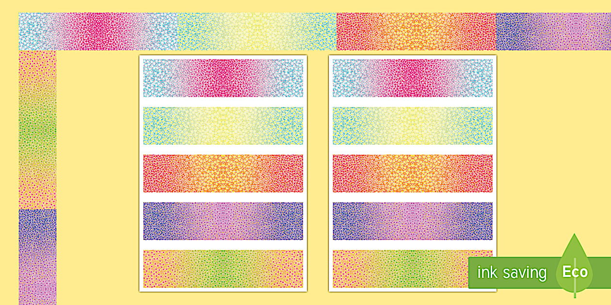 Glitter Display Borders - Twinkl