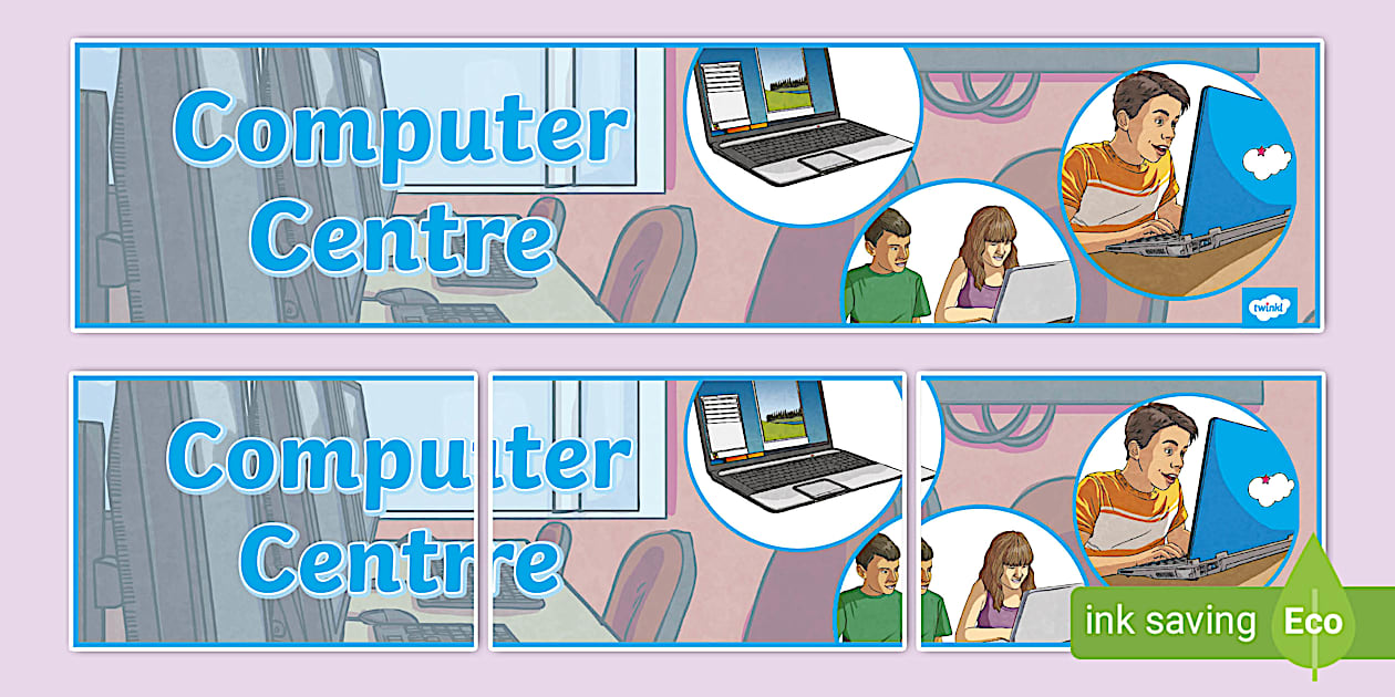 Computer Centre Banner - KS2 - IT Suite - Computing - Twinkl