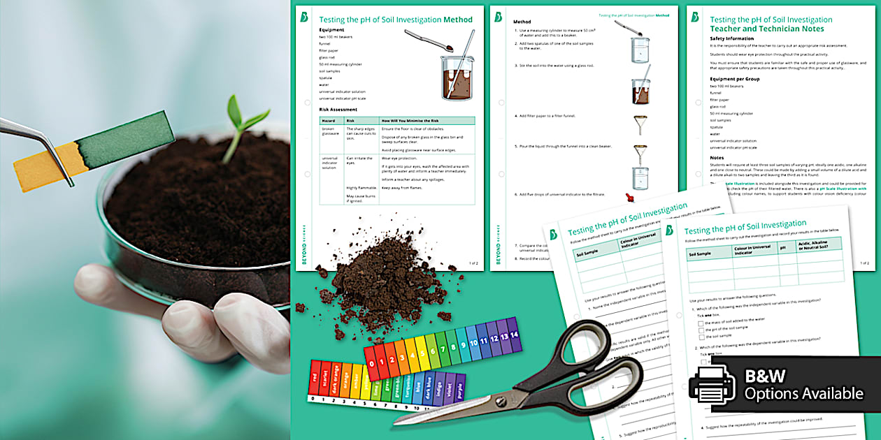 Testing the pH of Soil Investigation (teacher made) - Twinkl
