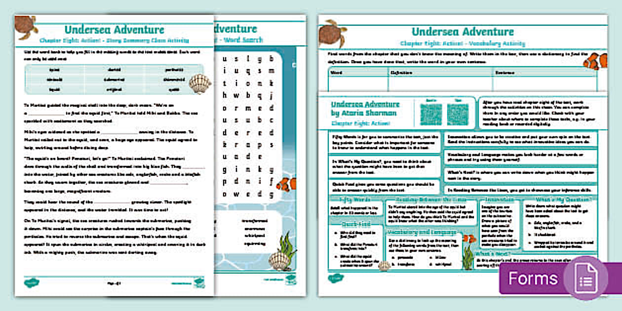 CHAPTERS November 2023: Undersea Adventure - Chapter Eight Follow-Up