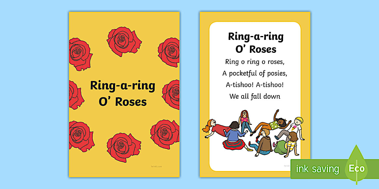 Ring A Ring O' Roses Nursery Rhyme IKEA Tolsby/Fiestad Frame