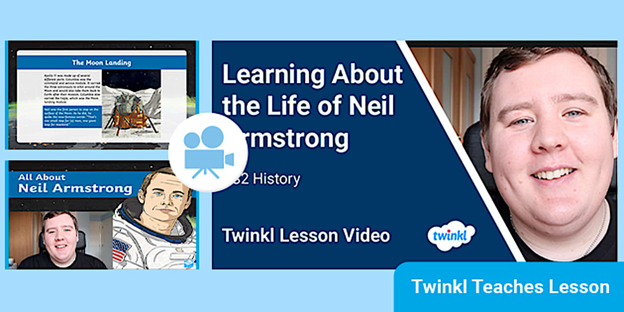 KS2 (Ages 7-11) History: Neil Armstrong Video Lesson