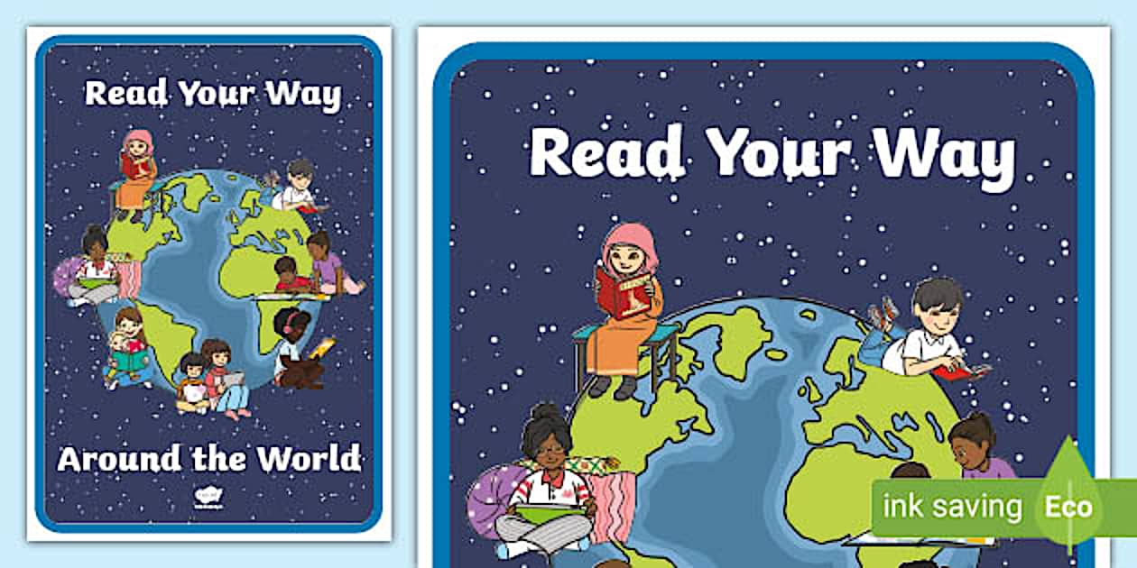 Read Your Way Around the World Display Poster (Teacher-Made)