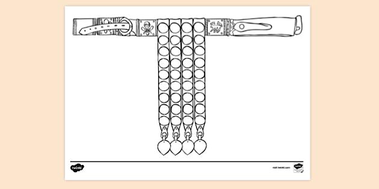 Roman Belt Colouring Sheet | Colouring Pages (teacher made)